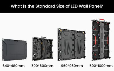 What Is the Standard Size of LED Wall Panel?