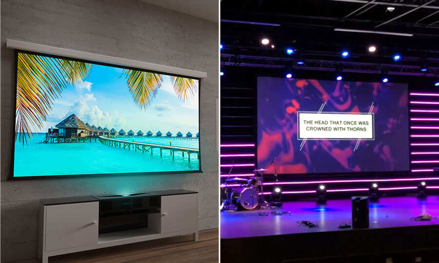 What Is the Difference Between LED Wall and Projector Screen