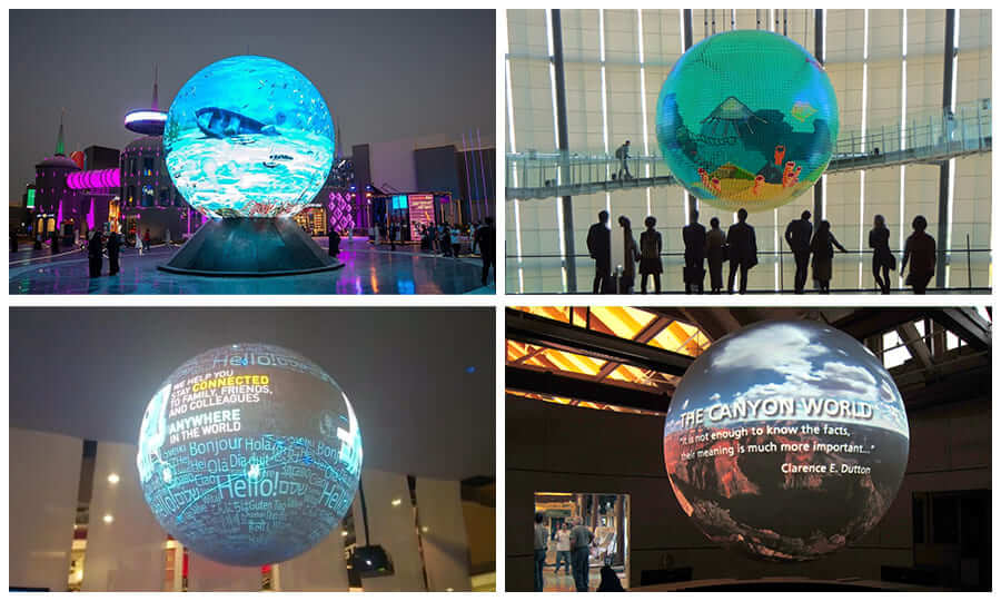 LED Sphere Displays - Enhancing Spaces with 360° Visuals