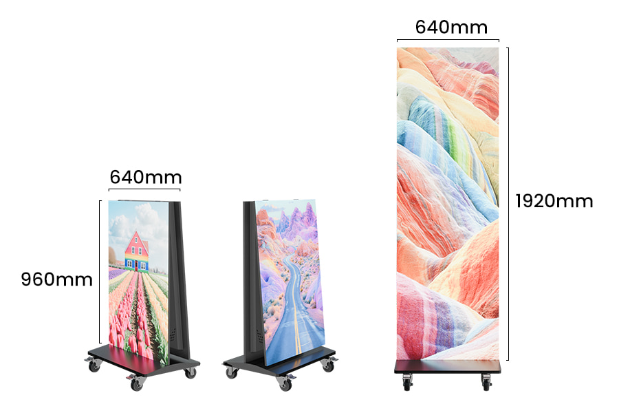 Foldable Poster LED Displays | Portable, Innovative Screens