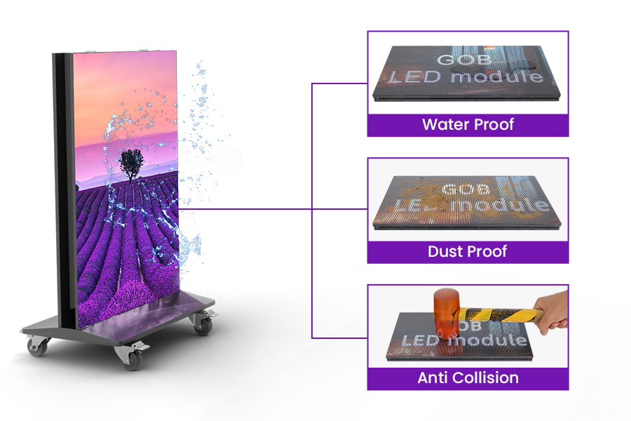 Foldable Poster LED Displays | Portable, Innovative Screens