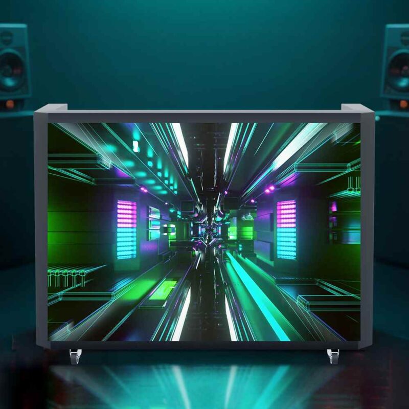 DJ Booth LED Screen | 270° Immersive Visuals for Premium Event Rentals