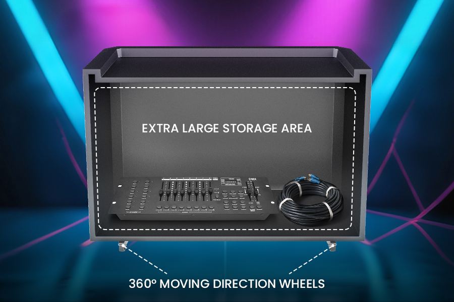 DJ Booth LED Screen | 270° Immersive Visuals for Premium Event Rentals