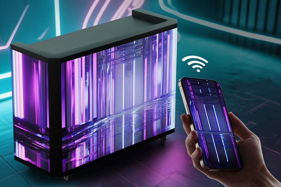 DJ Booth LED Screen | 270° Immersive Visuals for Premium Event Rentals