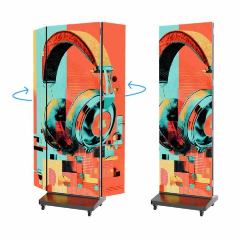 Tri-fold LED Poster Displays – High-Impact, Easy Setup Signage