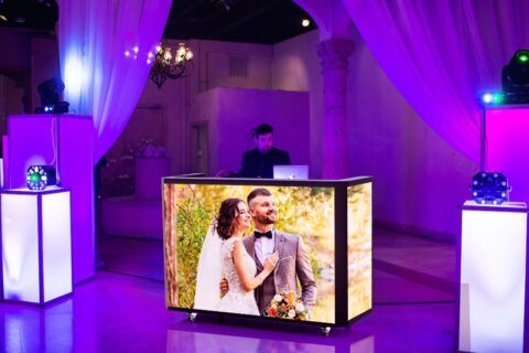 LED DJ Booth - Custom, Portable & Pro Designs for Events