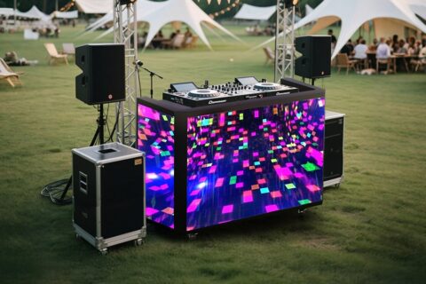 LED DJ Booth - Custom, Portable & Pro Designs for Events